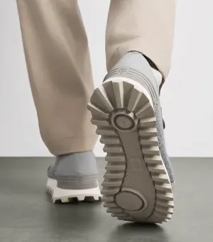 Eleventy Merino Wool-leather Sneakers