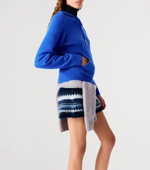 Maje Wool-blend Hoodie