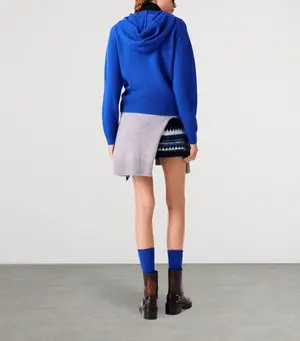 Maje Wool-blend Hoodie