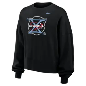 Nike Ucf Space Game College Pullover Crew - Black