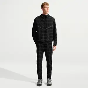 Nike Tech Dri-fit Shori Knit All-over-print Pants - Black