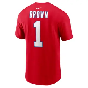 Nike A.j. Brown New England Patriots Nfl T-shirt - Red