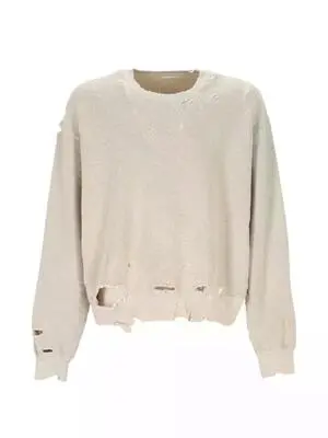 KURO More Damage Distressed-finish Cotton Sweater