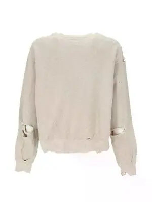KURO More Damage Distressed-finish Cotton Sweater