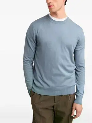Pringle Of Scotland Ribbed-trim Crew-neck Sweater