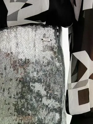 Dkny Sequin-embellished Mini Skirt