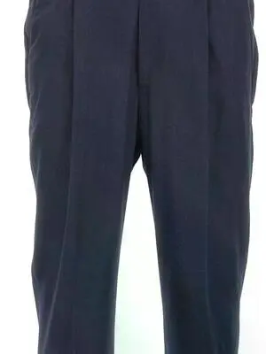 DEVORE INCIPIT Pleated-front Brushed-finish Trousers