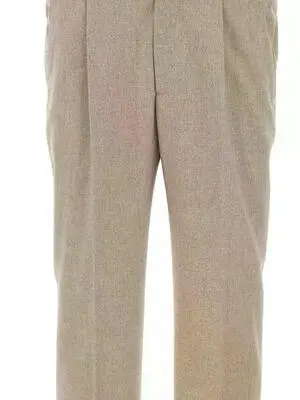 DEVORE INCIPIT Pleated Brushed Trousers