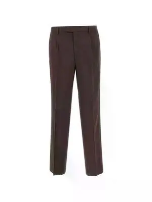 BRIGLIA 1949 Marguttas Pleated Trousers - Brown