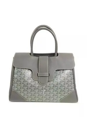 Goyard Saigon Goyardine Logo-print Tote Bag