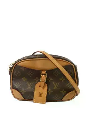 LOUIS VUITTON Mini Deauville Monogram Shoulder Bag - Brown