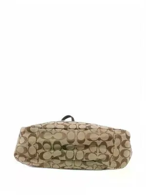 COACH Gallery Signature Monogram Tote Bag