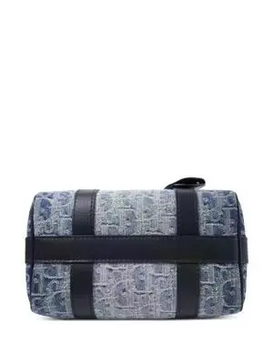 Dior 20 Denim Groove Tote Bag