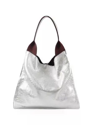 Celine Metallic Tote Bag - Silver