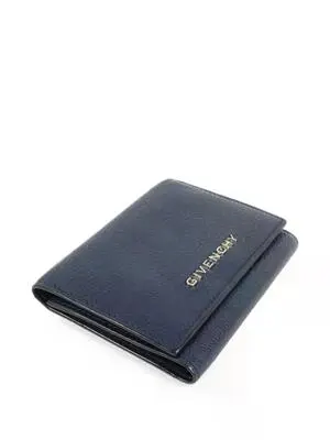 Givenchy Logo-plaque Trifold Leather Wallet