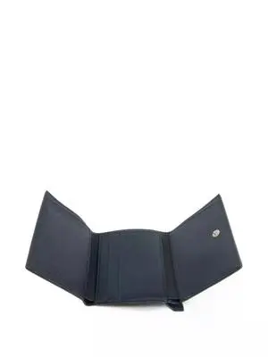 Givenchy Logo-plaque Trifold Leather Wallet