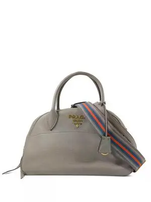 Prada Vitello Daino Tote Bag - Grey