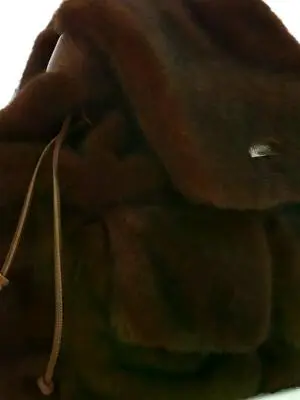 Herno Faux-fur Drawstring Backpack
