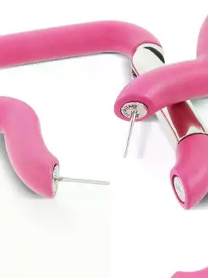 Balenciaga Love Clip Earrings