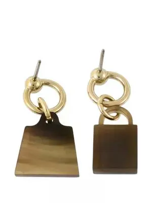 Hermès Amulette Maroquinier Earrings