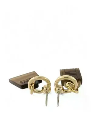 Hermès Amulette Maroquinier Earrings