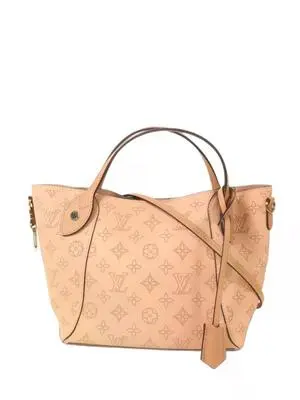 LOUIS VUITTON Pm Mahina Hina Leather Tote Bag - Pink