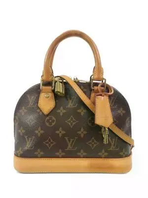 LOUIS VUITTON Bb Alma Monogram Canvas Tote Bag