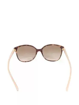 Prada Tortoiseshell-effect Cat-eye Sunglasses - Brown