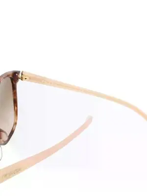 Prada Tortoiseshell-effect Cat-eye Sunglasses