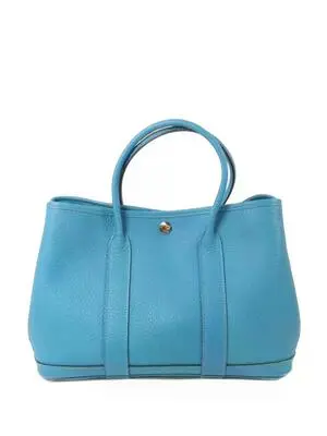 Hermès 2014 Tpm Garden Party Tote Bag - Blue