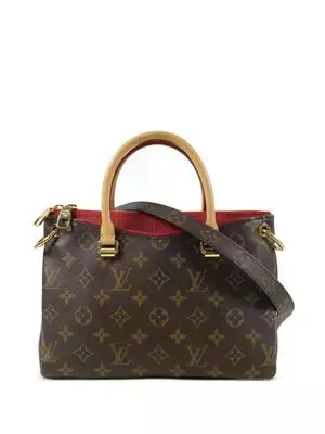 LOUIS VUITTON Bb Pallas Bb Monogram Two-way Handbag - Brown