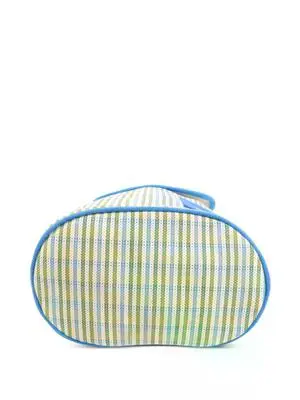 Hermès Nattes Striped Canvas Backpack
