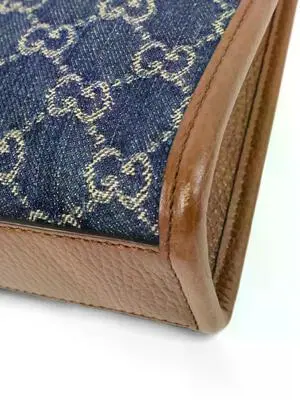 Gucci Mini Gg Denim Handbag