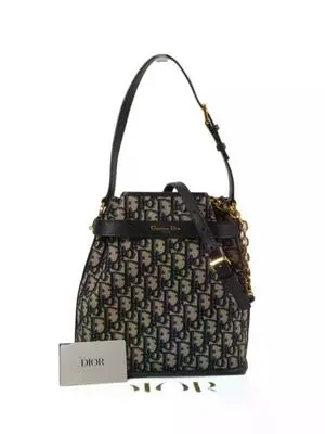 Dior Medium Oblique C'est Shoulder Bag - Blue