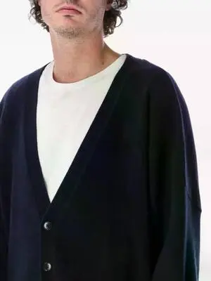 Extreme Cashmere Simo Oversized Cardigan - Blue