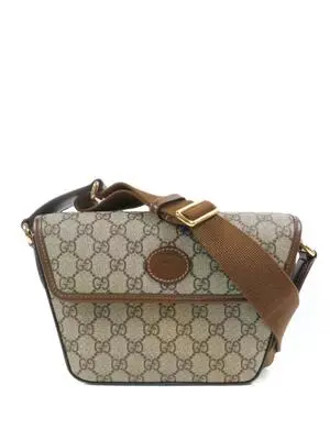 Gucci Gg Supreme Shoulder Bag - Neutrals