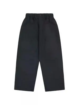 KAPPY Pintuck Wide-leg Trousers - Blue