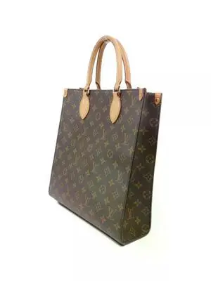 LOUIS VUITTON Pm Sac Plat Monogram Tote Bag