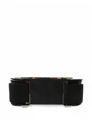 Hermès 2021 Geta Goatskin Shoulder Bag - Black