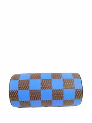 LOUIS VUITTON Pm Soft Polochon Damier Pop Shoulder Bag - Blue