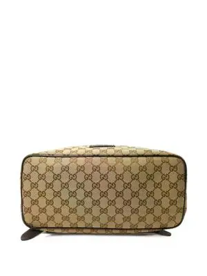 Gucci Gg Canvas Logo-patch Backpack