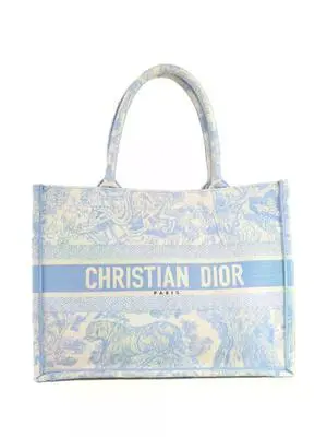 Dior Medium Book Tote Bag - Blue