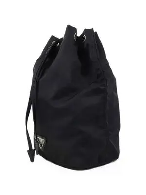 Prada Logo-plaque Bucket Bag