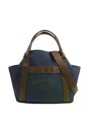 Hermès Grooming 2way Tote Bag Blue