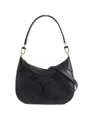 LOUIS VUITTON Bagatelle Monogram Empreinte Shoulder Bag - Black