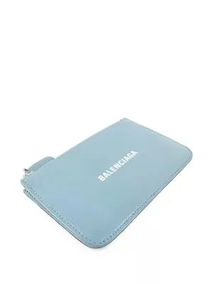 Balenciaga Logo-print Leather Coin Purse