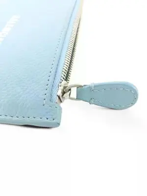 Balenciaga Logo-print Leather Coin Purse