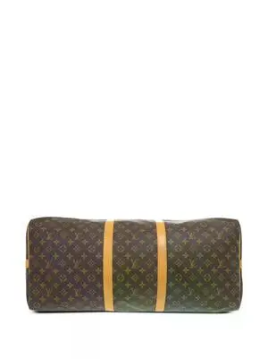 LOUIS VUITTON 1998 Monogram Keepall Bandouliere 60 Travel Bag