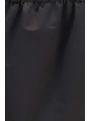 Prada Satin Midi Skirt With Drawstring