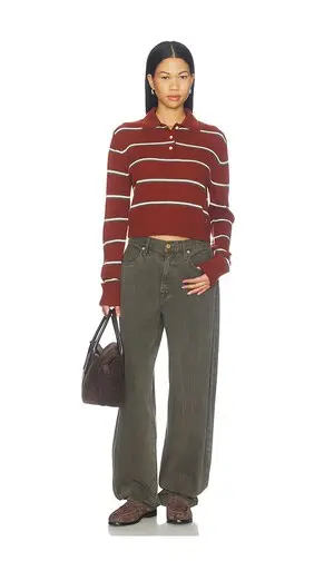 Eterne Barrett Sweater In Burgundy